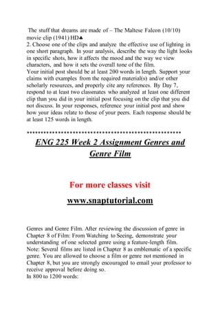 ENG 225 Effective Communication - snaptutorial.com