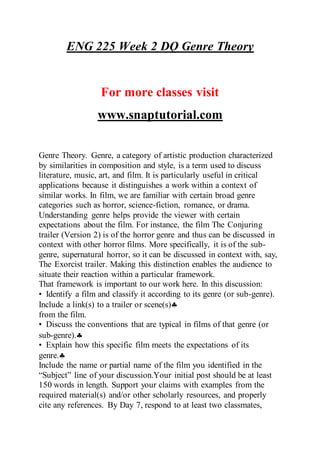 ENG 225 Effective Communication - snaptutorial.com