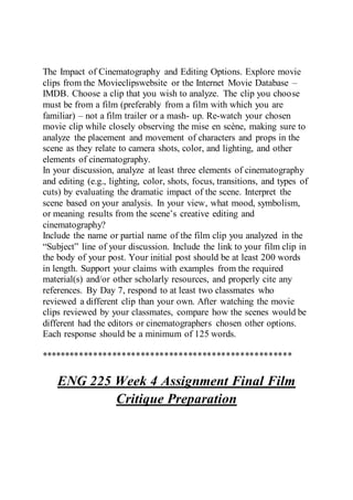 ENG 225 Effective Communication - snaptutorial.com