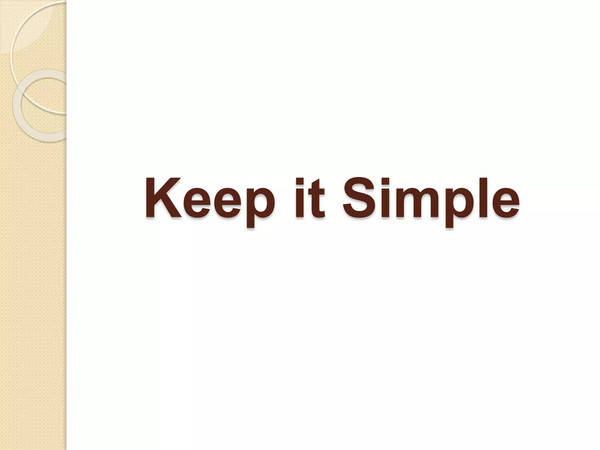 Tips for Good visual presentation | PPTX