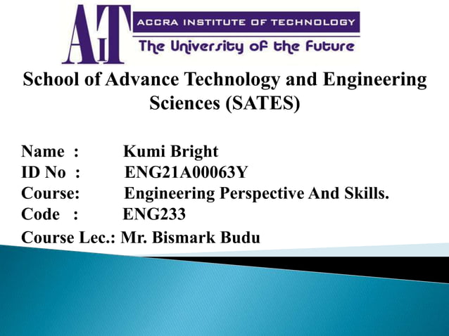Fundamentals of Civil Engineering (Eng233 assignment) | PPT