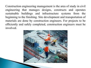 Fundamentals of Civil Engineering (Eng233 assignment) | PPTX