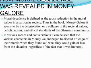 LITERATURE IN ENGLISH CHEMISTRY THREE KNUST | PPTX