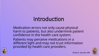 MEDICATION SAFETY AND COMMUNICATION SKILLS. pptx | PPTX