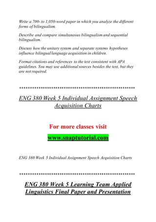 Eng 380 Education Redefined-snaptutorial.com