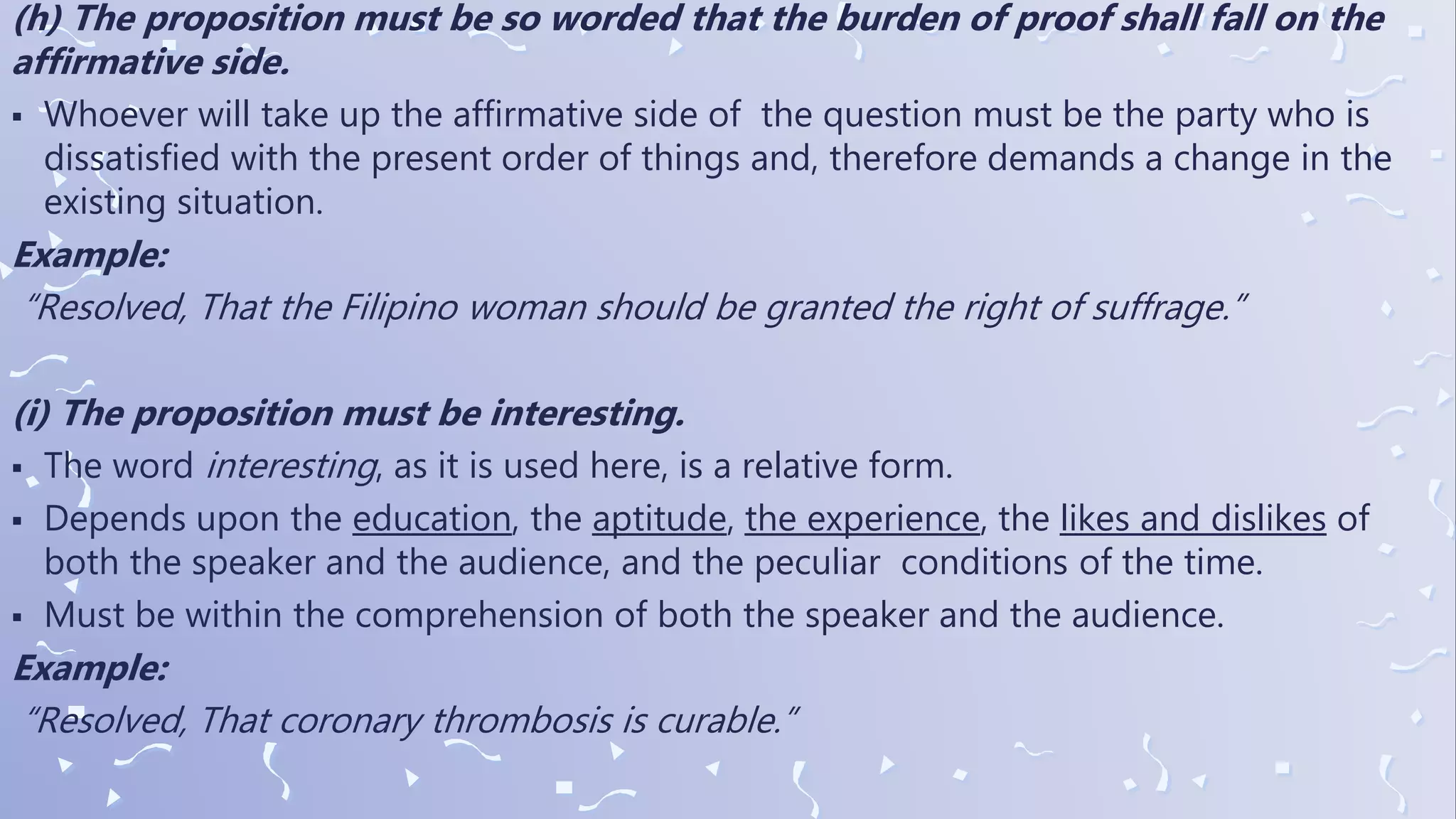 THE ART OF ARGUMENTATION AND DEBATE | PPTX