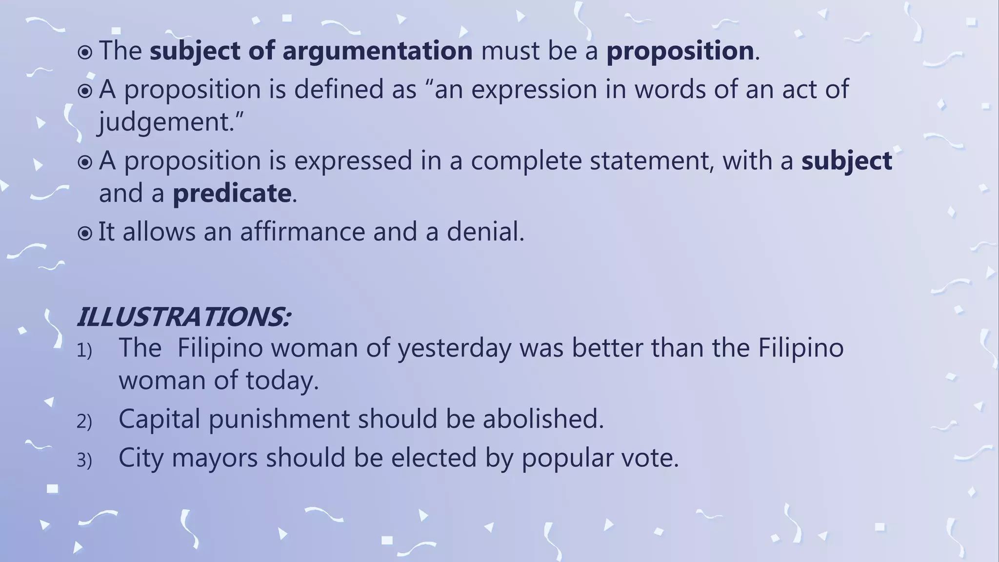 THE ART OF ARGUMENTATION AND DEBATE | PPTX