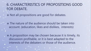 THE ART OF ARGUMENTATION AND DEBATE | PPTX