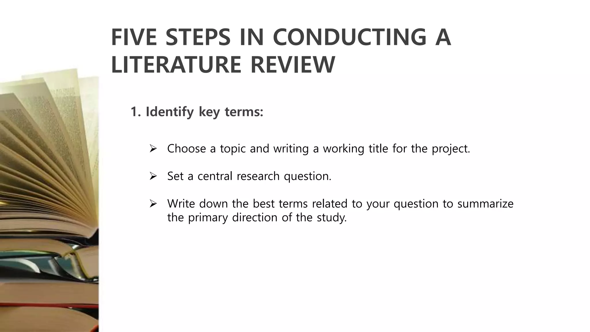 Presentation on Literature Review | PPT | PPTX