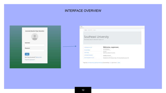 Automated Question Paper Generator Project Presentation | PPTX
