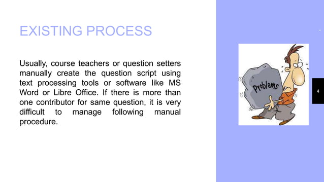 Automated Question Paper Generator Project Presentation | PPTX
