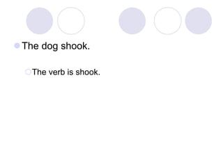 trans/intrans verbs | KEY