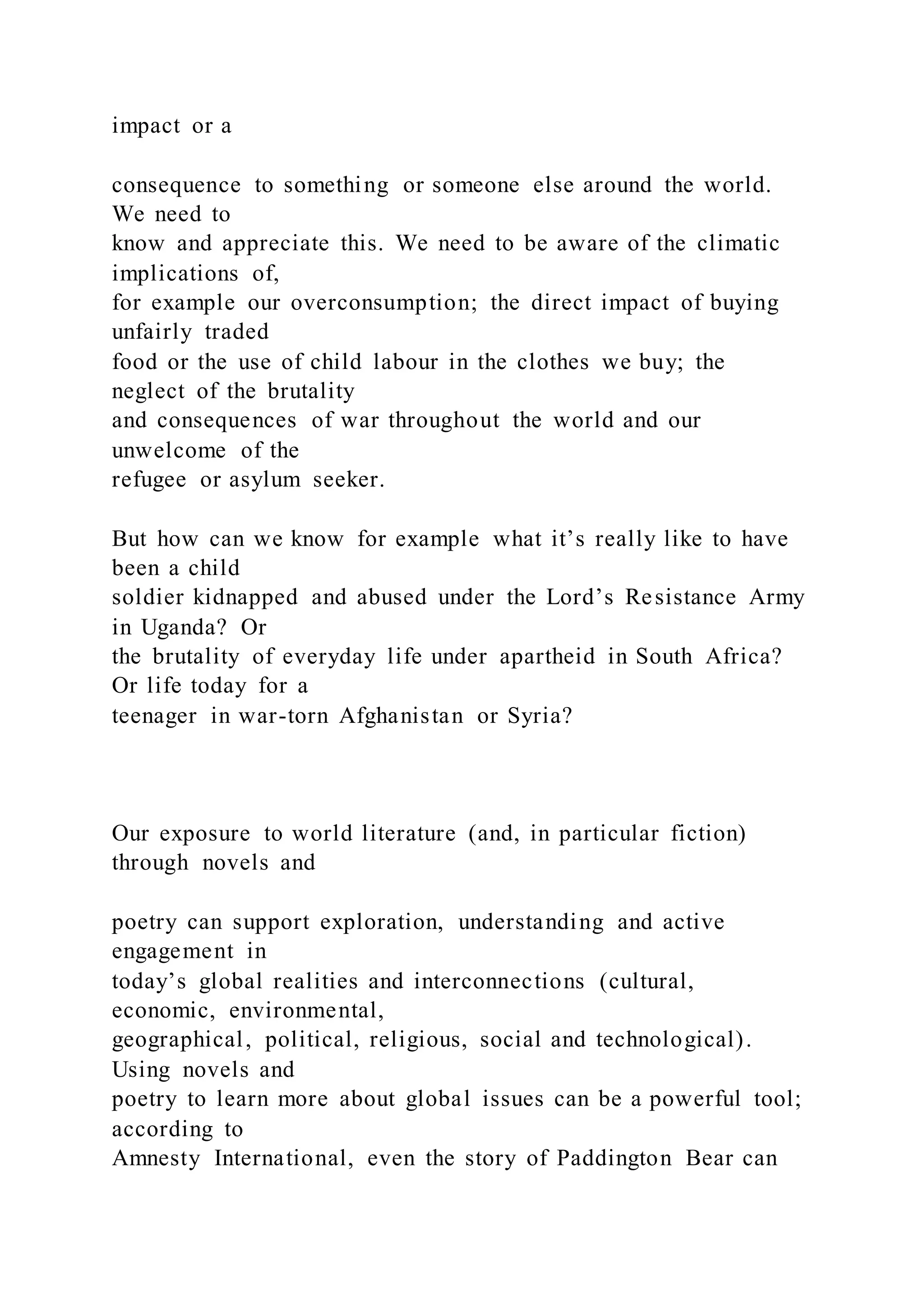 ENG3U Final Oral Presentation • This presentation is yo | DOCX