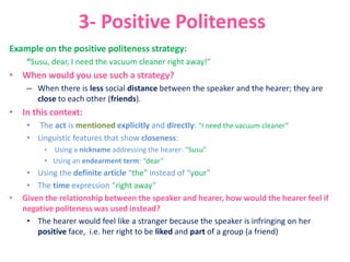 Eng 429 -_chapter_3_-_politeness_theory_and_discourse | PDF