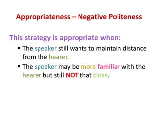 Eng 429 -_chapter_3_-_politeness_theory_and_discourse | PDF