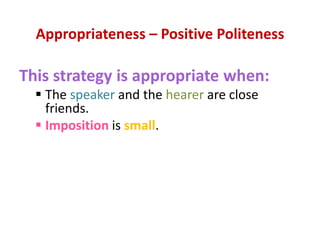 Eng 429 -_chapter_3_-_politeness_theory_and_discourse | PDF