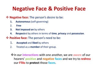 Eng 429 -_chapter_3_-_politeness_theory_and_discourse | PDF