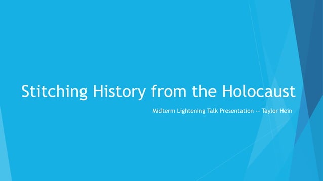 ENG 484 Intro to Digital Humanities - Midterm Lightening Talk | PPT