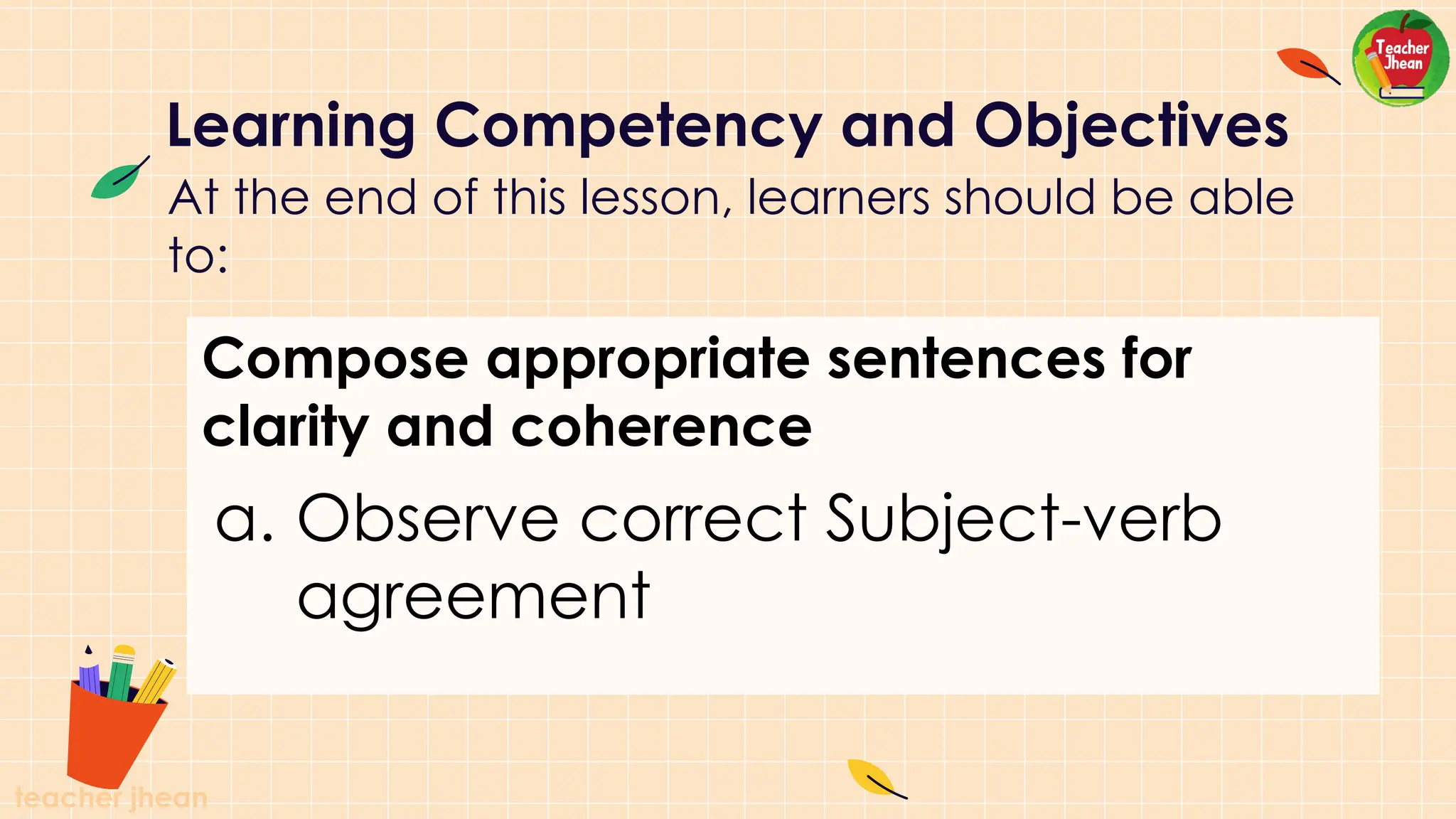 ENGLISH 4 Q1-Subject Verb Agreement.pptx