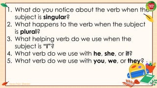 ENGLISH 4 Q1-Subject Verb Agreement.pptx