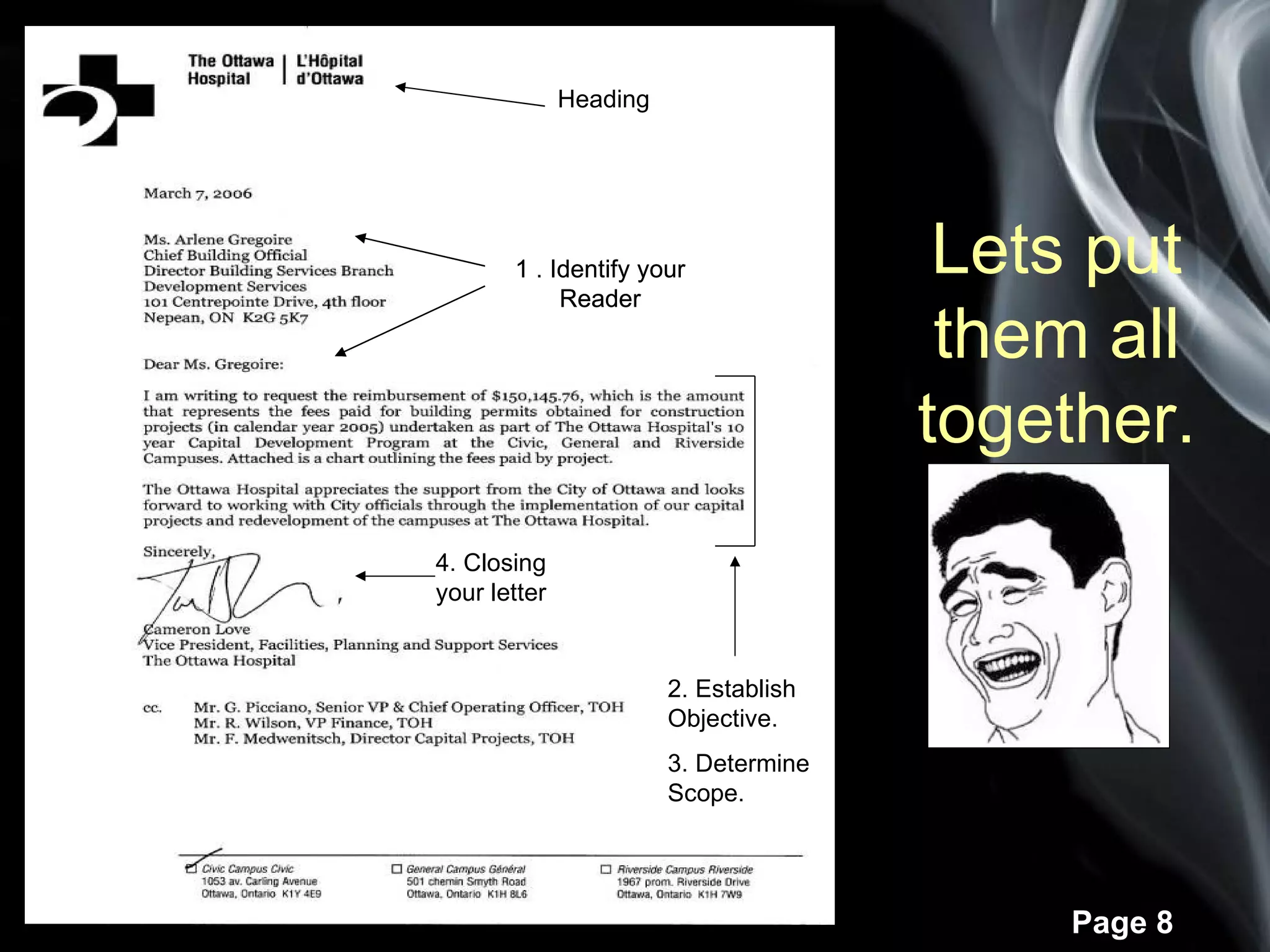 How to make a Remittance letter | PPT