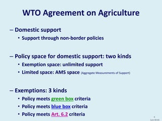Domestic Support under WTO Rules: Issues for China and for India | PDF