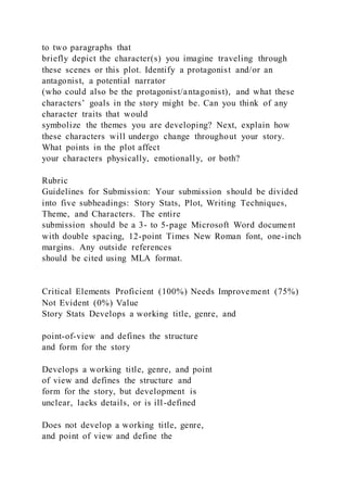 ENG 520 Final Project Milestone One Guidelines and Rubric | DOCX