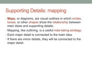 Outlining and Mapping | PPTX