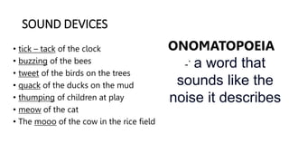 multigrade ppt in english ABOUT SOUND DEVICES: ONOMATOPOEIA ...