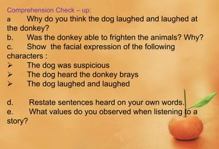 ENG 5 Q4 WEEk 1 DAY 1 Restate sentences heard in one’s own words. Use ...