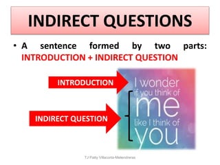 Indirect Questions Teaching Capsule | PPT