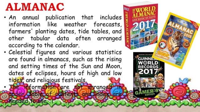 Eng6 PPT - Almanac, Atlas, Encyclopedia.pptx