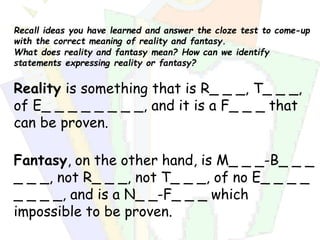 English 6_Q1_Week 1_L3_Real and Fantasy.pdf
