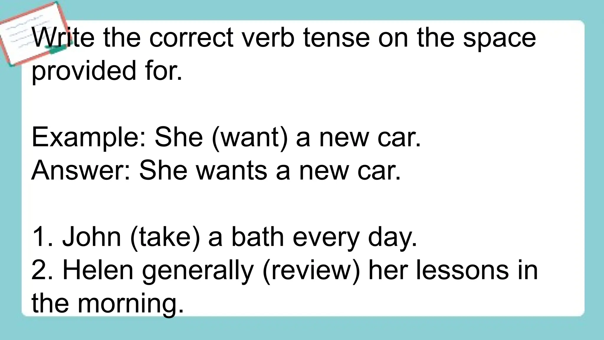 English Grade 6 Lesson in Tenses of Verbs | PPTX