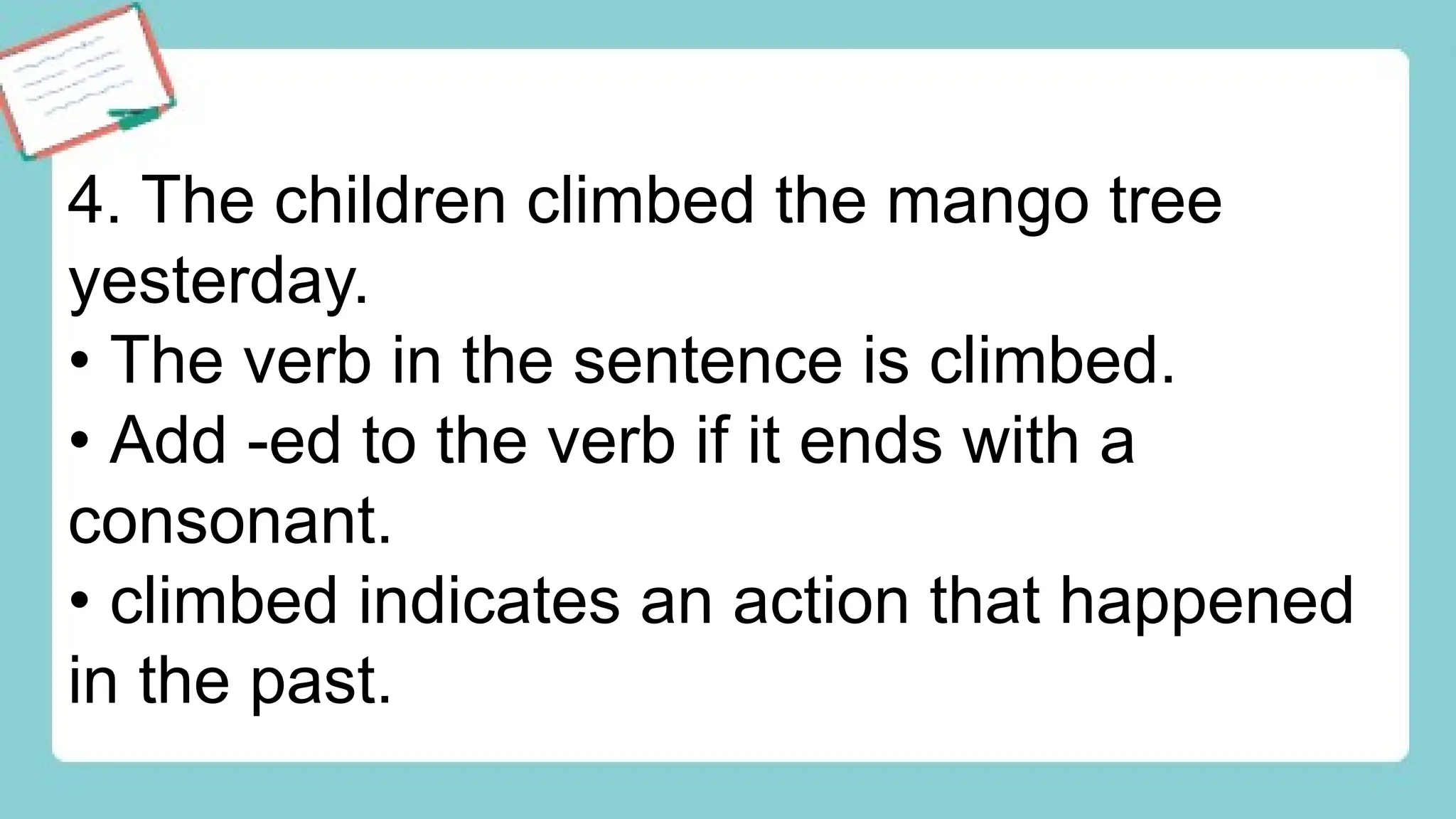 English Grade 6 Lesson in Tenses of Verbs | PPTX