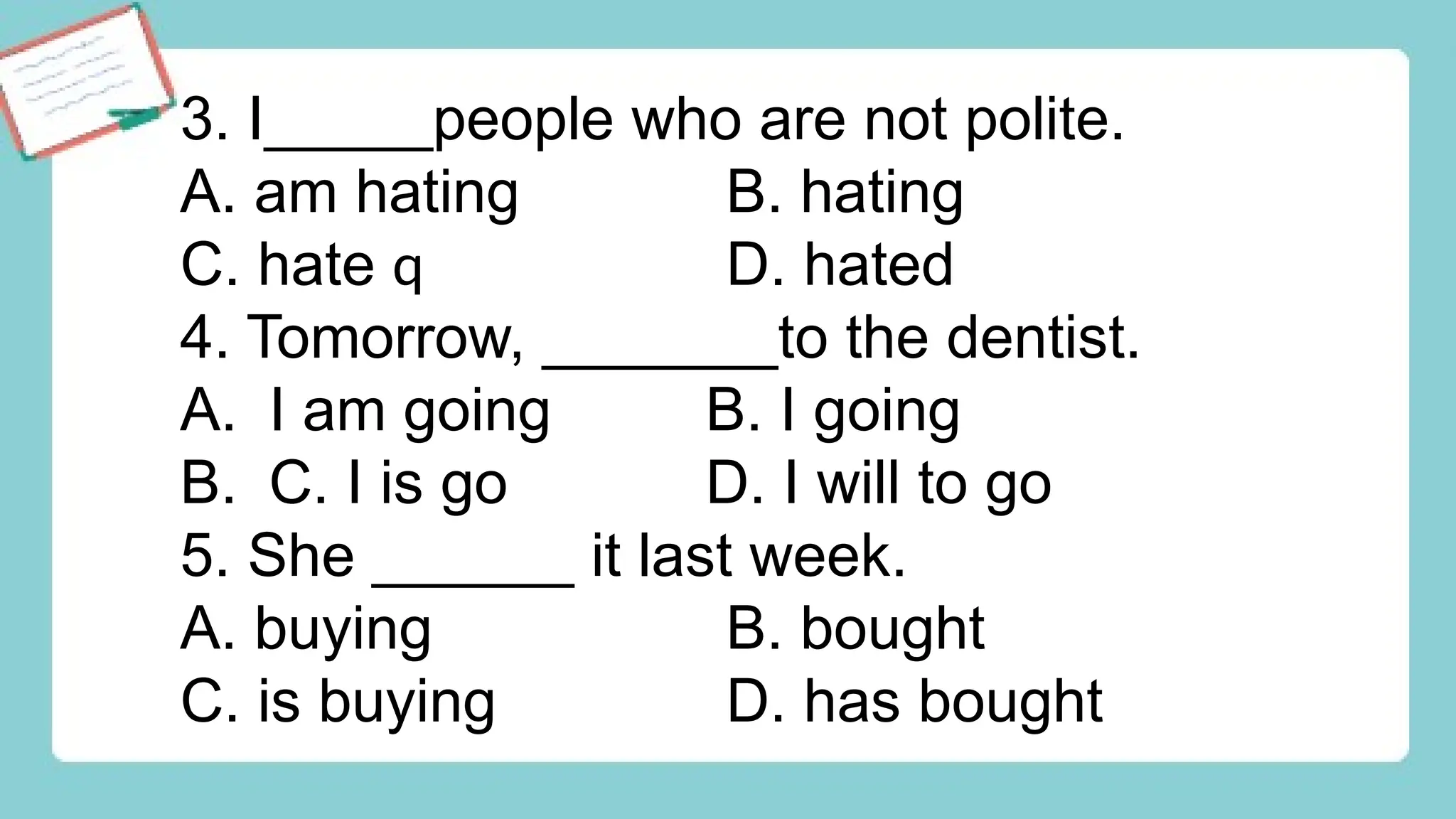 English Grade 6 Lesson in Tenses of Verbs | PPTX