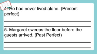 English Grade 6 Lesson in Tenses of Verbs | PPTX