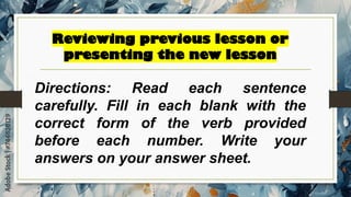 eng6 week 1-q4.pptx. English Grade 6 week 1. powerpoint presentation | PPTX