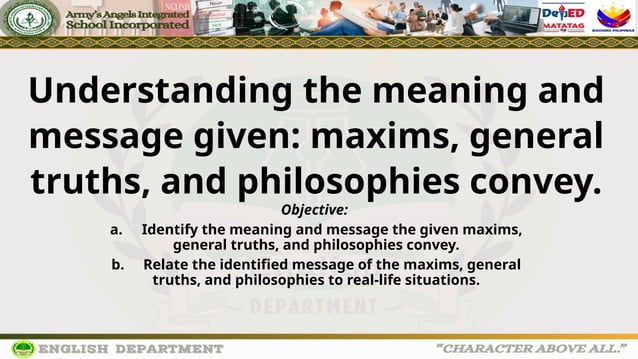 Eng7-Q2-Lesson 1-Maxims, Universal Truths, and Philosophies.pptx