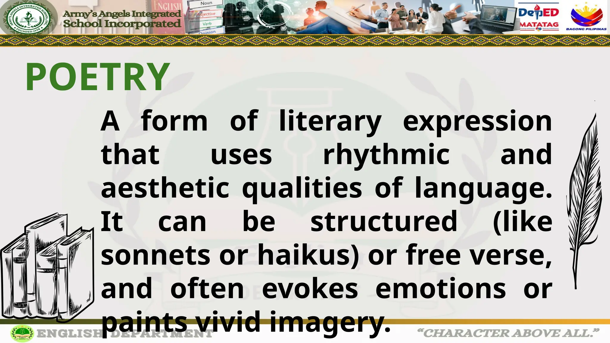 Eng7-Q2-Lesson 6 Part 2 POETRY and its ke elements | PPTX