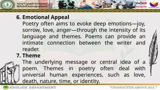 Eng7-Q2-Lesson 6 Part 2 POETRY and its ke elements | PPTX