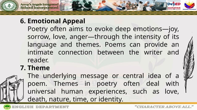 Eng7-Q2-Lesson 6 Part 2 POETRY and its ke elements | PPTX