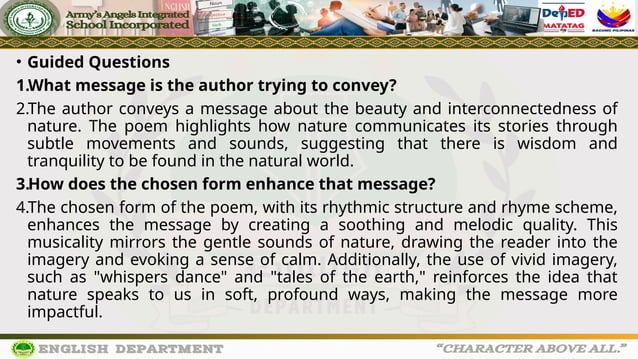 Eng7-Q2-Lesson 6 Part 2 POETRY and its ke elements | PPTX