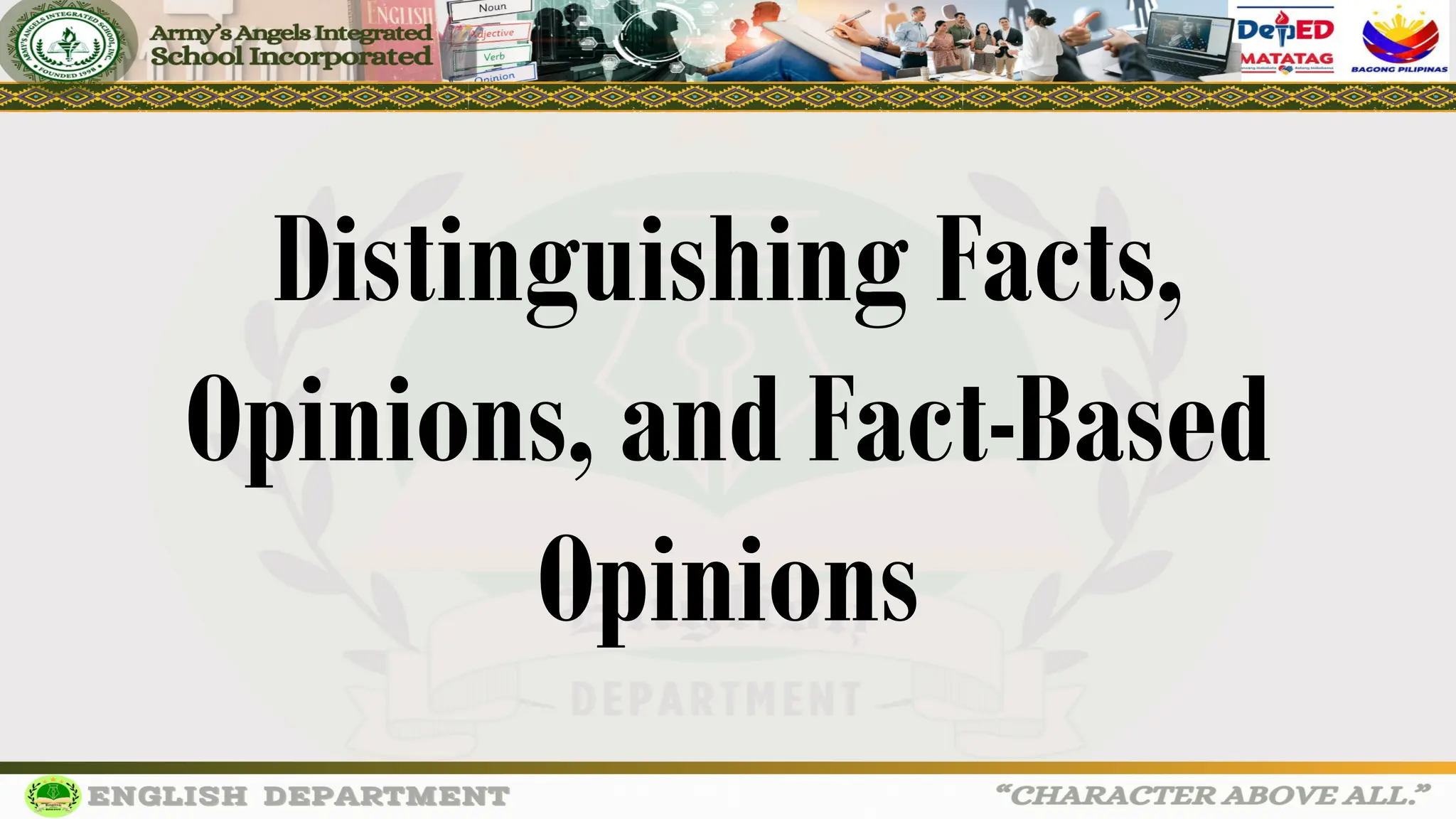 Eng7-Q3-Lesson 3 Distinguish facts from claimsopinions.pptx