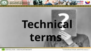 Eng7-Q4-Lesson 1 Part 1 Understanding Discipline-Specific Words, Voice ...