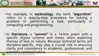 Eng7-Q4-Lesson 1 Part 1 Understanding Discipline-Specific Words, Voice ...