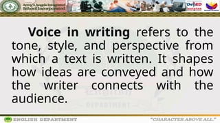 Eng7-Q4-Lesson 1 Part 1 Understanding Discipline-Specific Words, Voice ...
