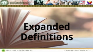 Eng7-Q4-Lesson 1 Part 2 Understanding Definitions—Conceptual ...