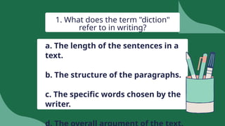 ANALYZINF LINGUISTIC FEATURES GRADE 7 QUARTER 4 WEEK 2 | PPTX