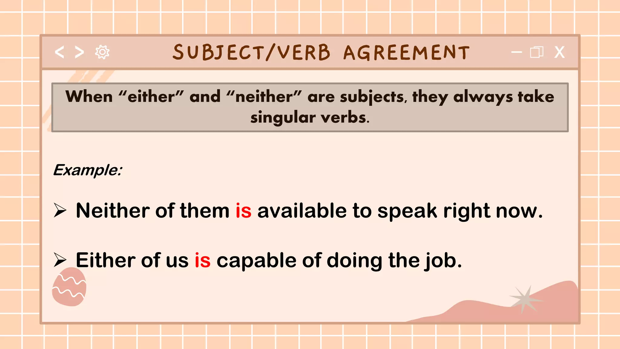 UNDERSTANDING BASIC RULES OF SUBJECT-VERB AGREEMENT | PPTX